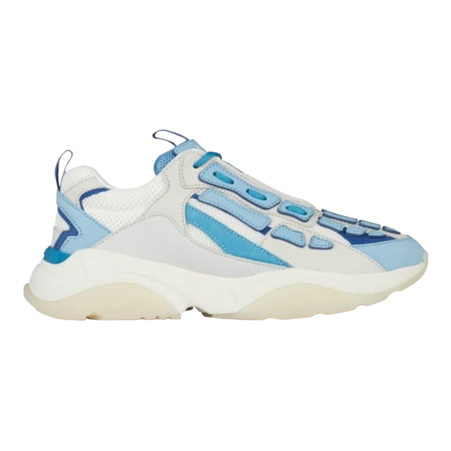 AMIRI BONE RUNNERS MENS NEON BLUE – UNEQUALED